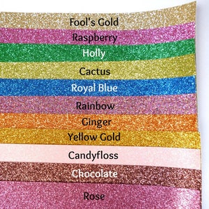 Fine Glitter Sheets or Mini Rolls Choose From 24 Colours - Etsy