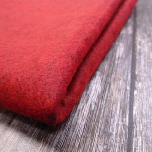 Red Acrylic Heathered Felt : 45cm X 100cm - Etsy