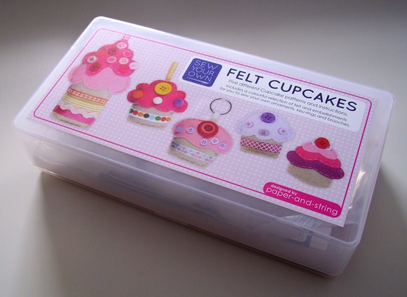 Sew Your Own Cupcake Kit - Etsy