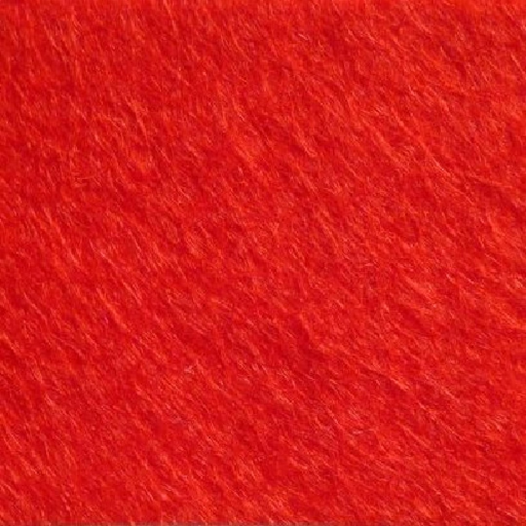 RED Wool Blend Felt 40% Wool 250g/m - Etsy