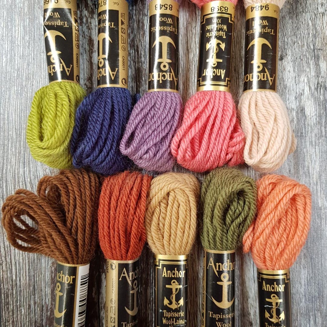 MUTED Anchor Tapestry Wool 10 Pack - Etsy