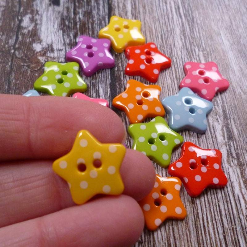 Star Buttons - Etsy