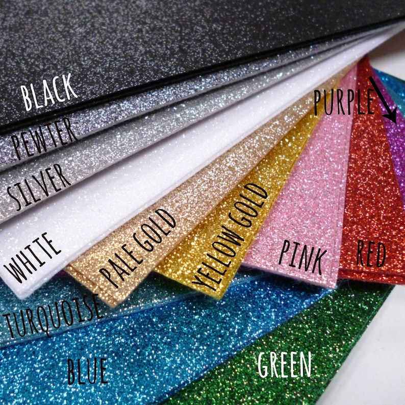 Glitter Felt Sheets - Etsy UK