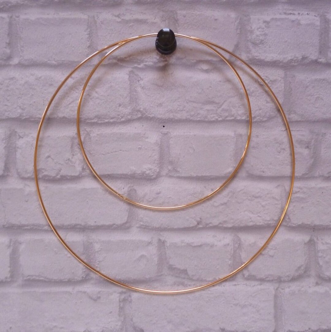 Gold Wire Hoop Circle - 2 Sizes to Choose From - for Wall Hangings ...