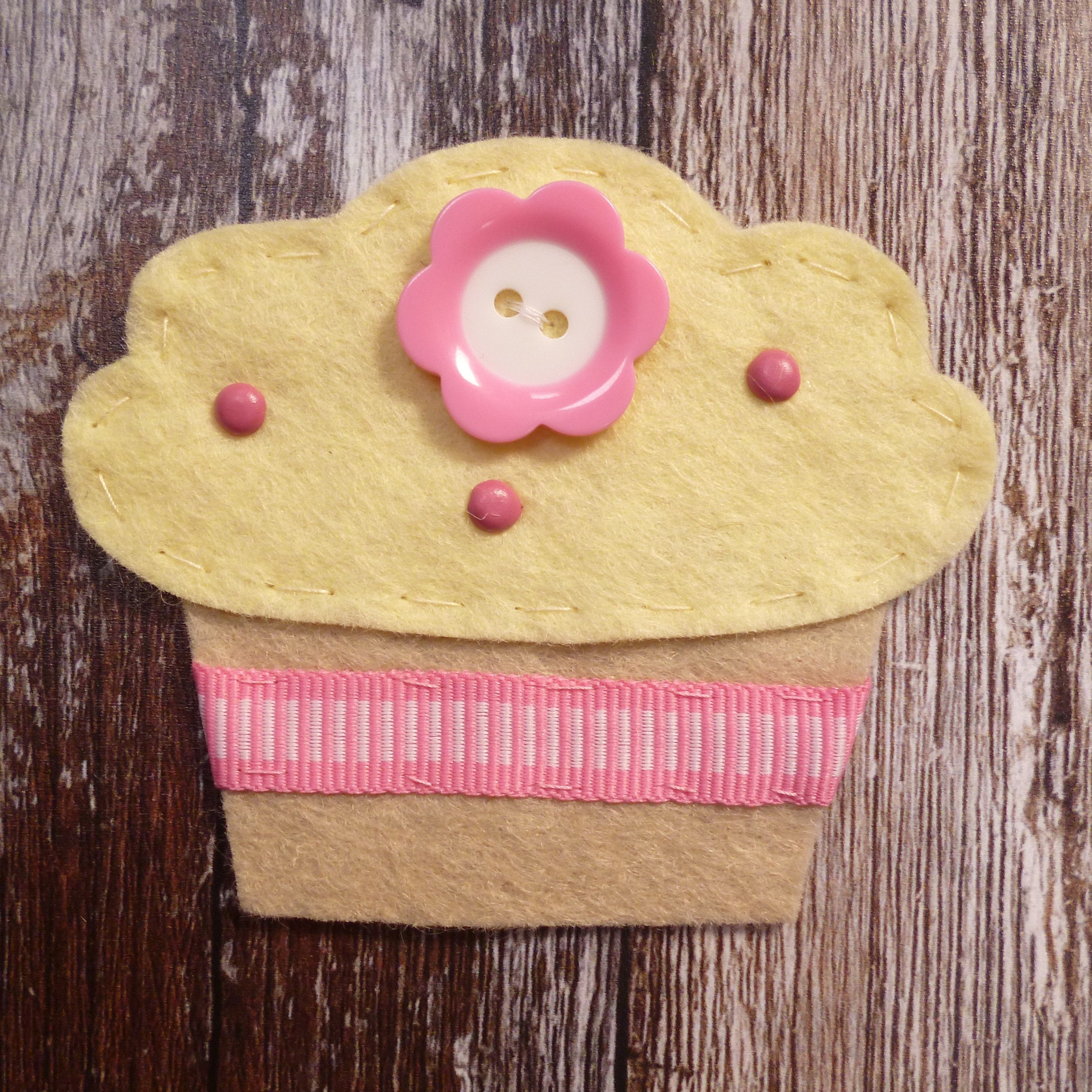 Handmade Felt Cupcake Embellishments ( Patch Topper Applique ) - Etsy
