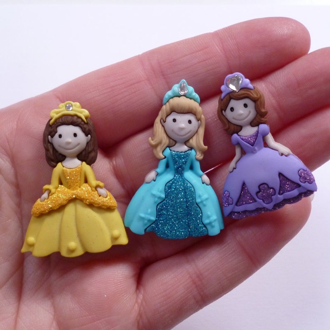 Pretty Princess Dress It up Buttons - Etsy