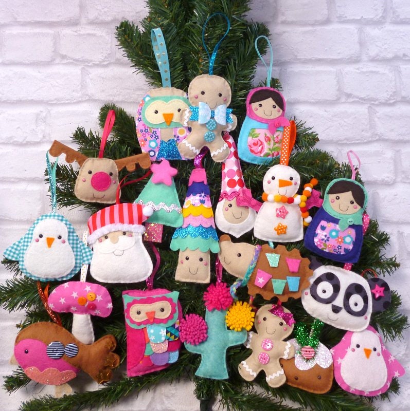 Fancy Fat Tree Christmas Decoration Ornament HANDMADE - Etsy UK