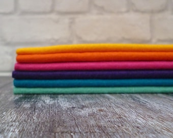 MUTED 10 Piece Felt Pack Premium Wool Blend Felt - Etsy