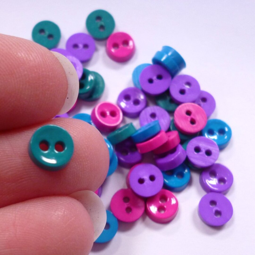 Jewels - Extremely Tiny Buttons in a Pack - Etsy