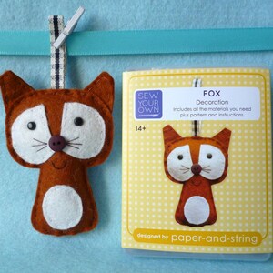 Fox Mini Kit - Felt Sewing Kit - Etsy
