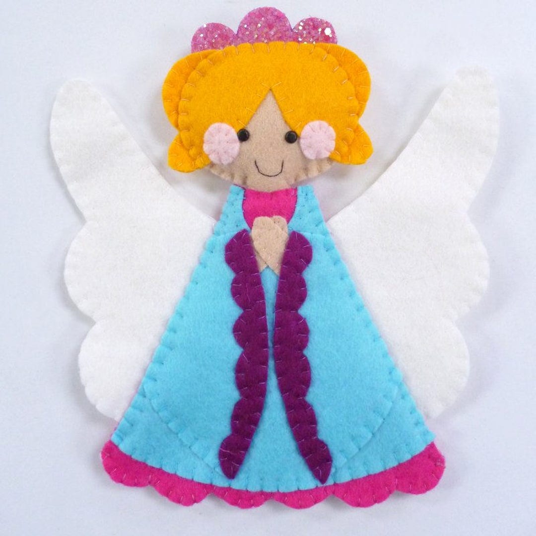 Angel Tree Topper Medium Kit Felt Sewing Kit - Etsy