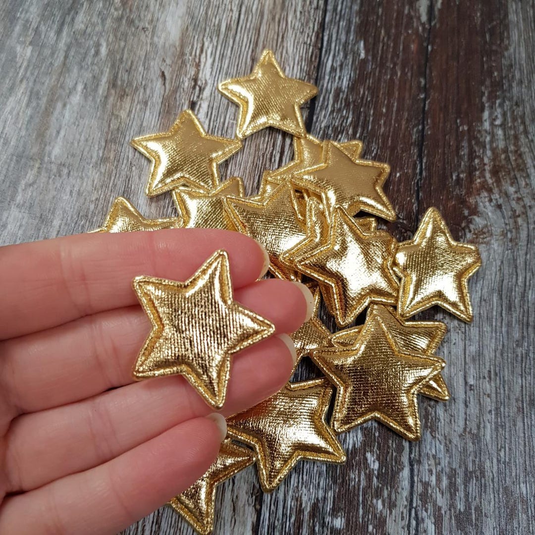 LARGE Gold Vinyl Stars - PACK of 20 - Etsy