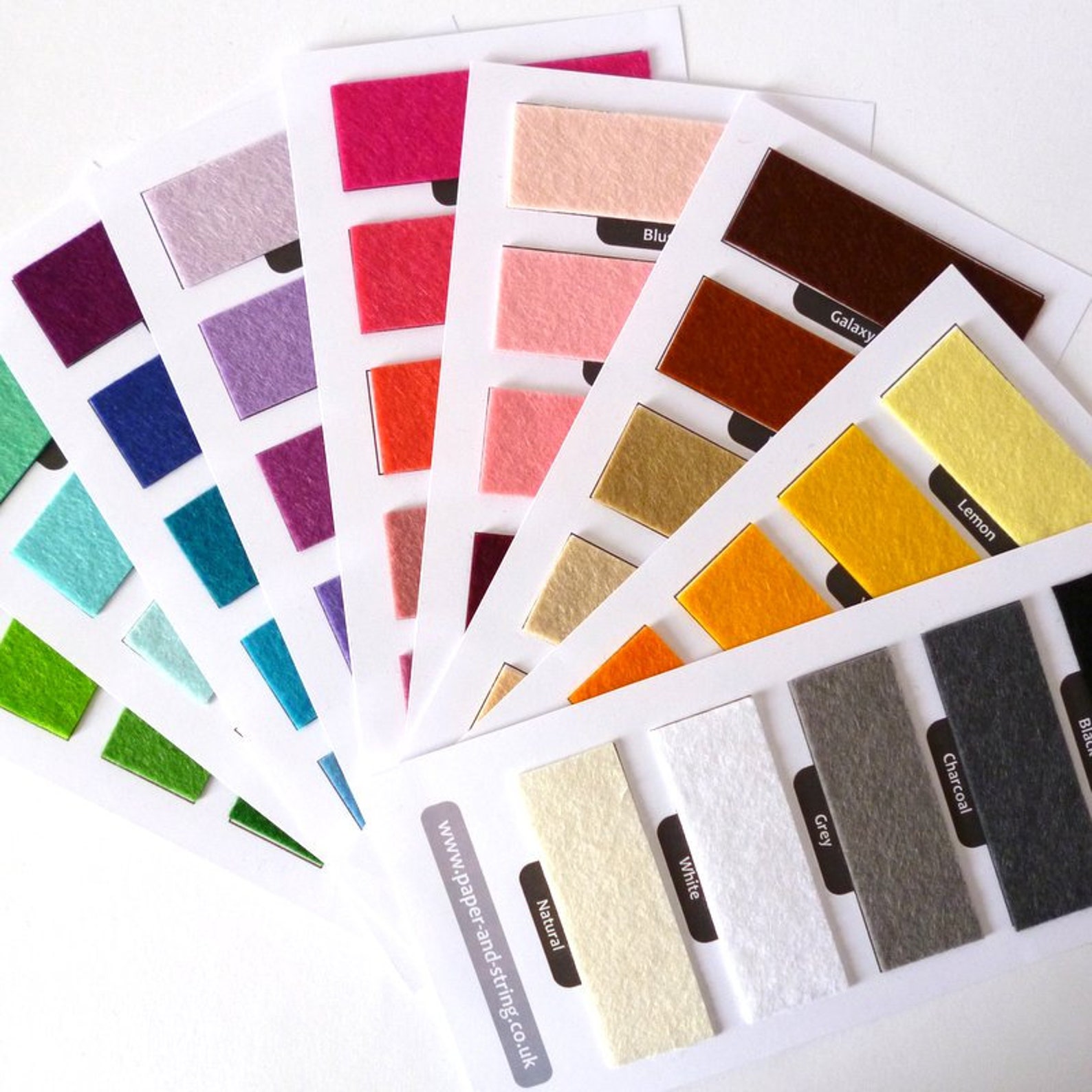 Rainbow Felt Stack - 45 Colours of Wool Blend Felt - Etsy