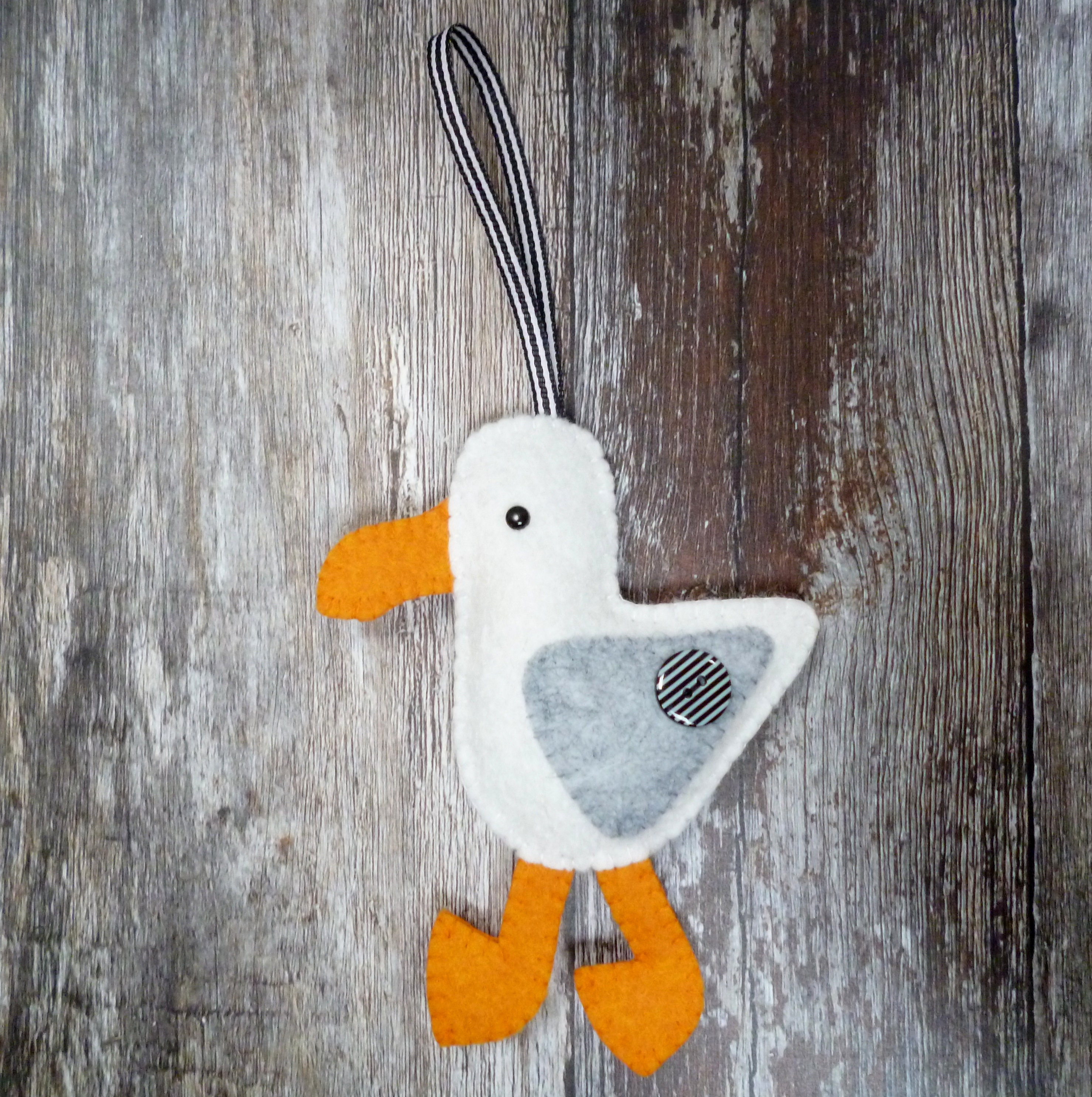 Seaside Christmas Decoration Ornament HANDMADE Seagull Ice - Etsy UK