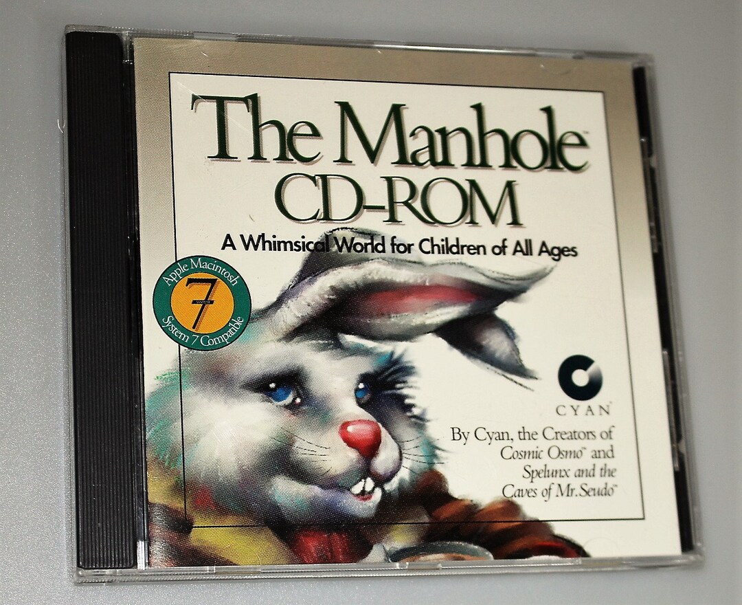 Apple Macintosh the Manhole Game CD-ROM Cyan Vintage 1992 - Etsy