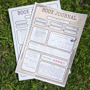 Printable Book Journal With Character Tracker, Family Trees & More ...
