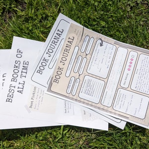 Printable Book Journal With Character Tracker, Family Trees & More ...