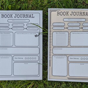 Printable Book Journal With Character Tracker, Family Trees & More ...
