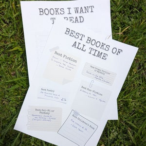 Printable Book Journal With Character Tracker, Family Trees & More ...