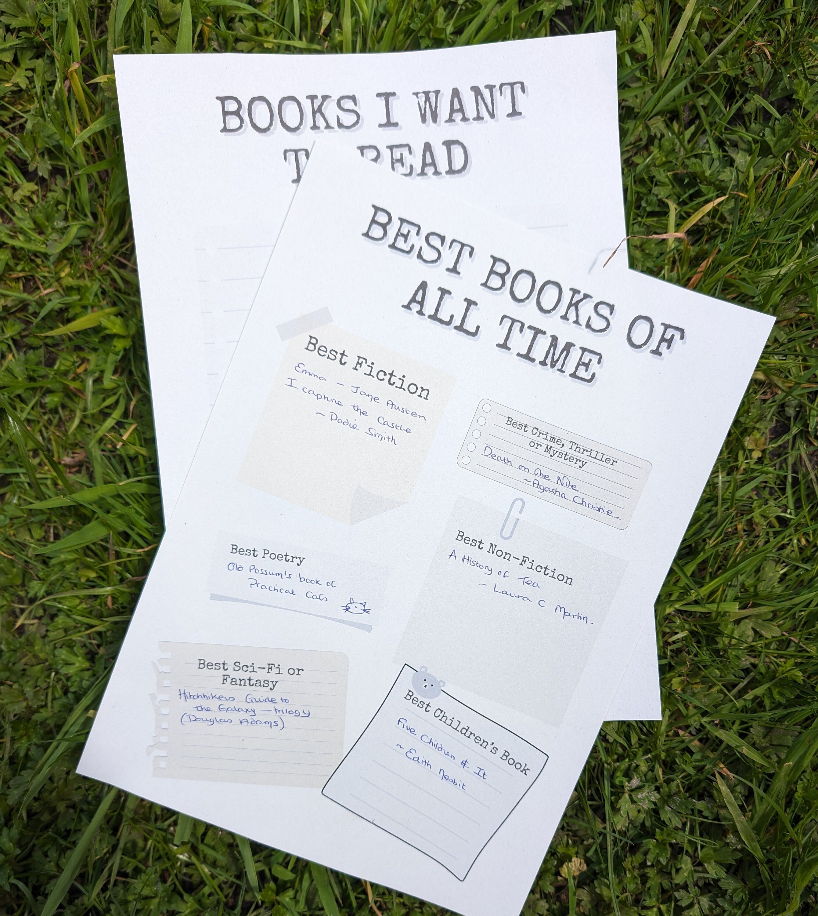 Printable Book Journal With Character Tracker, Family Trees & More ...