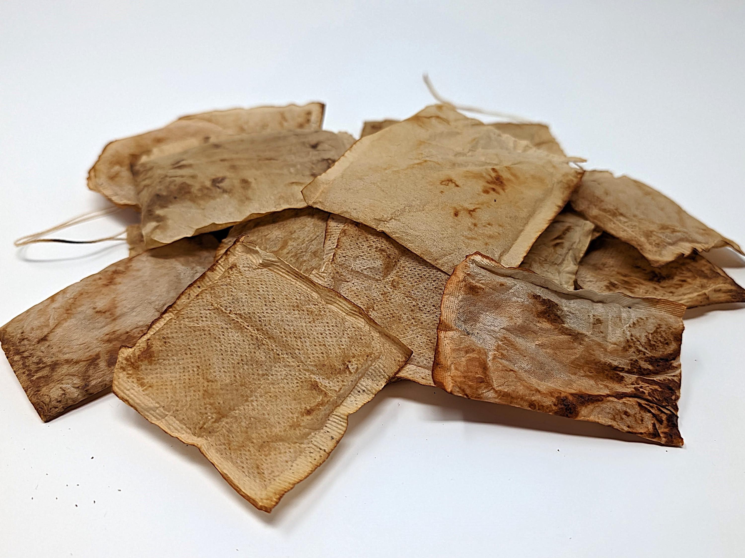 20 Mixed Unironed Teabag Papers: Sepia Craft Material - Etsy