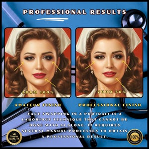 Custom Pin-up Nurse Face Swap Poster – 1940s Vintage Art, Personalized ...