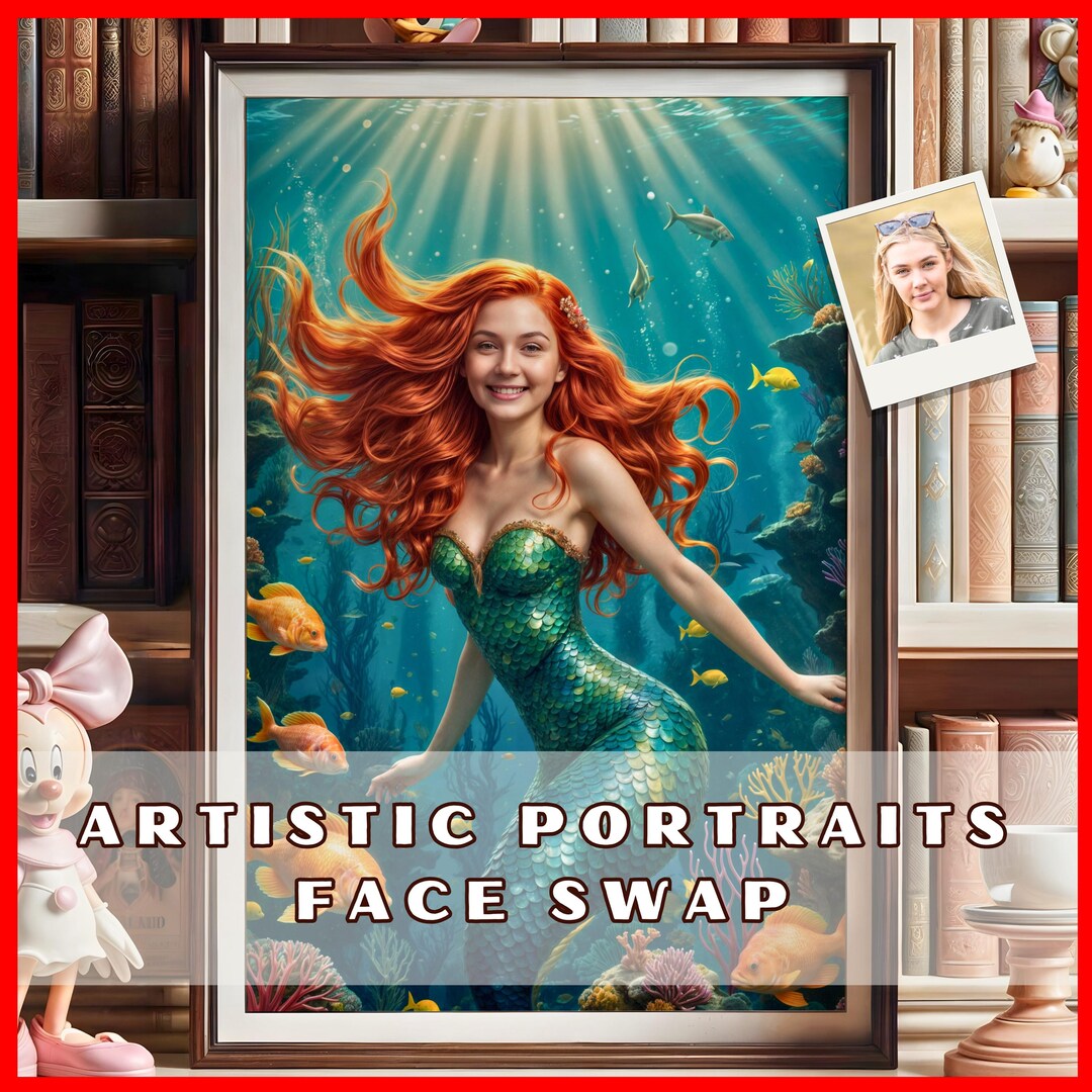 Whimsical Siren Illustration | Realistic Fantasy Art Print | Intricate ...