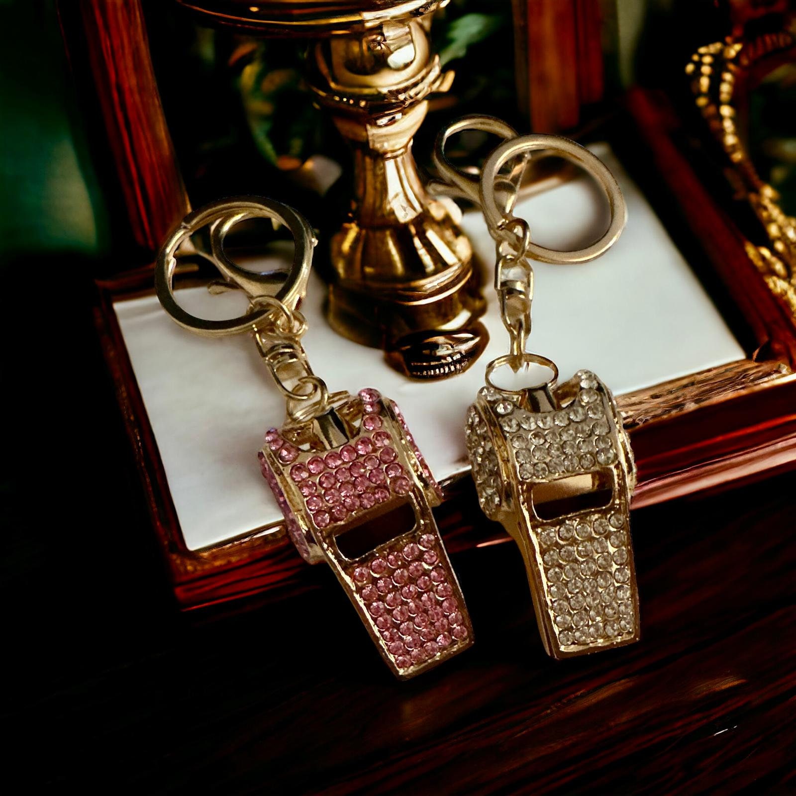 Sparkling Crystal, Stylish, Shimmering Gems, Luxury Keychain With ...