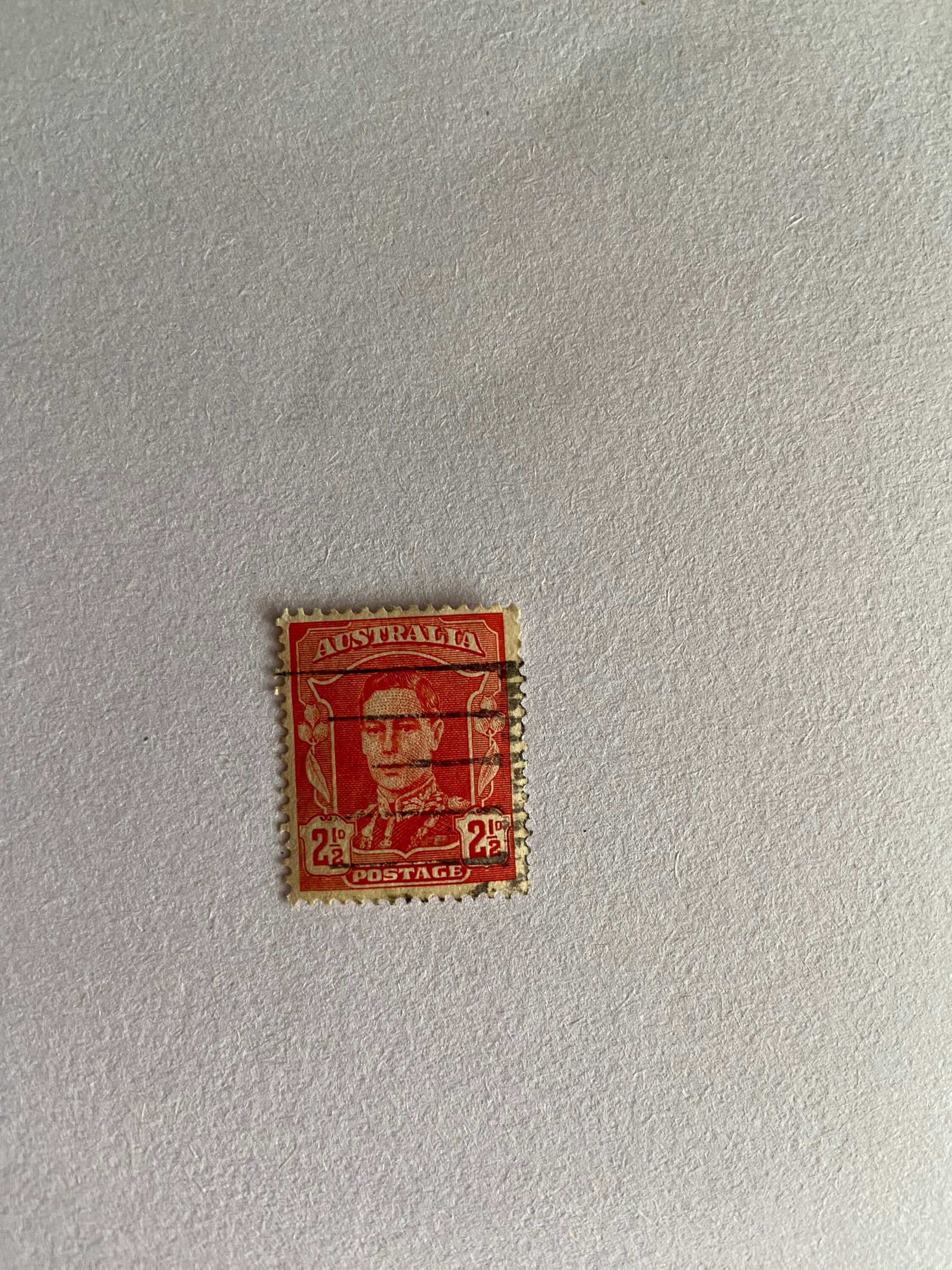 RARE 1942 King George Vl Australian Postage Stamp - Etsy UK