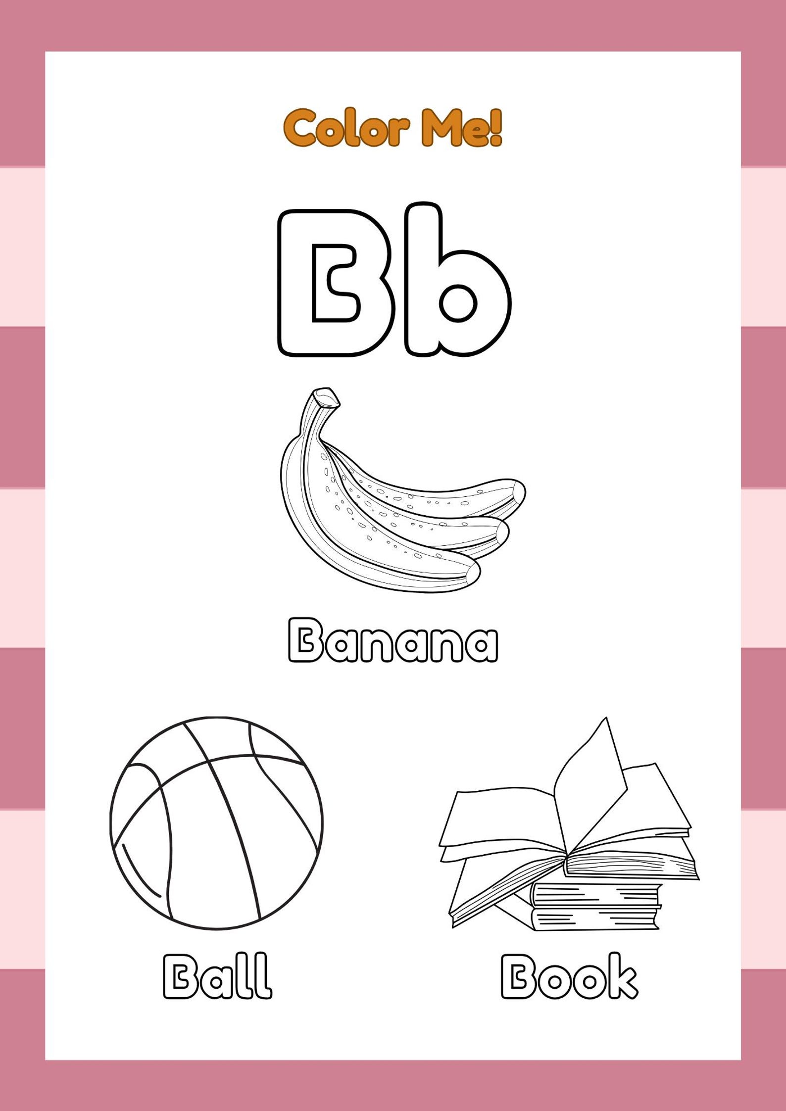 Learn the Alphabet With Our ABC Printable Colouring Book! Enjoy 53 ...