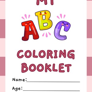 Learn the Alphabet With Our ABC Printable Colouring Book! Enjoy 53 ...