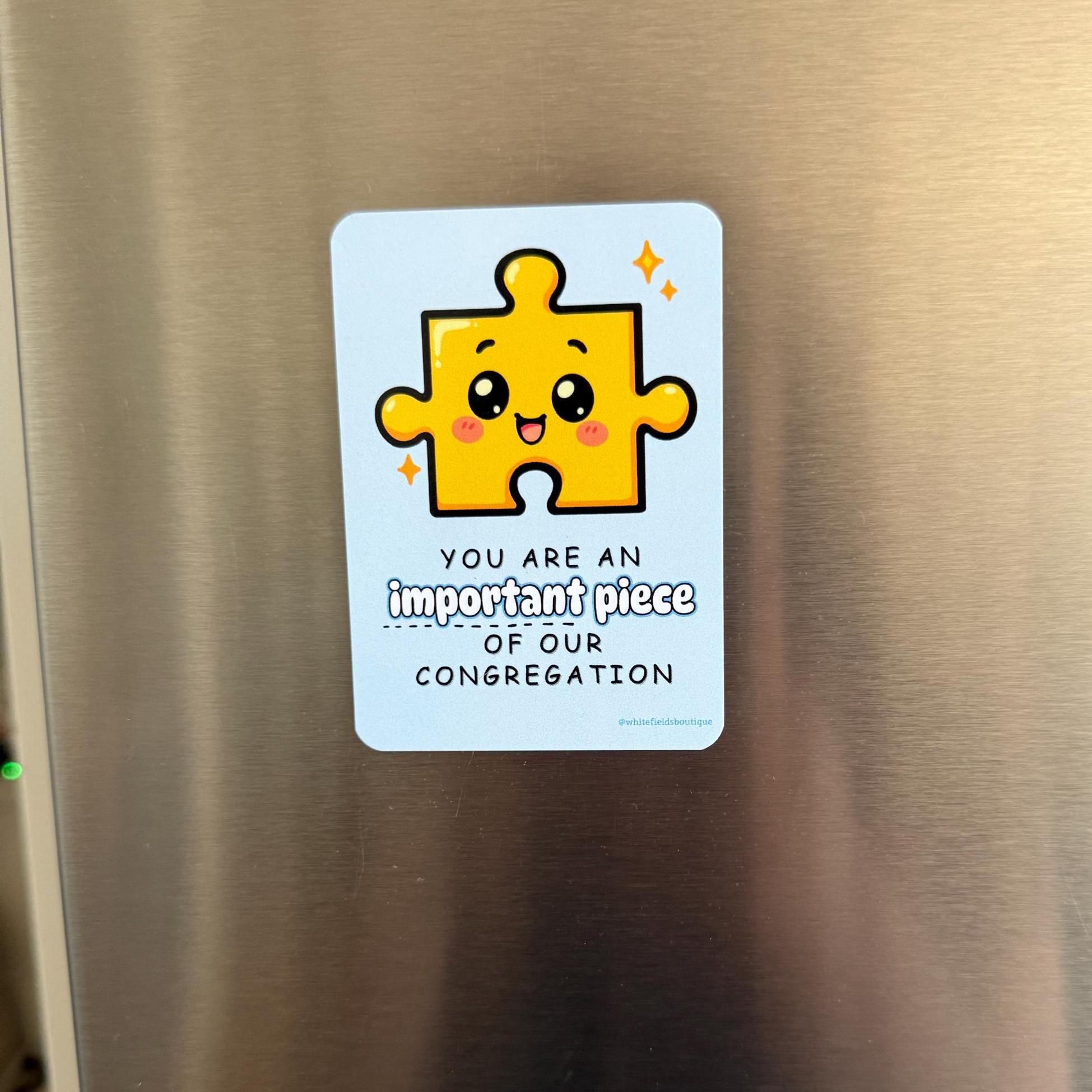 JW Magnets | English/spanish | Sold in Bulk | Puzzle Piece Magnet ...