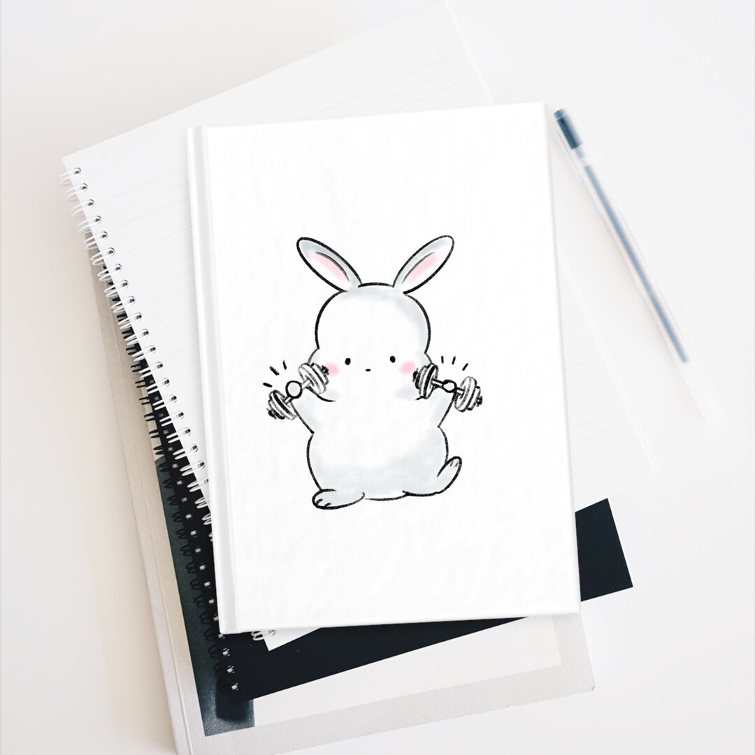 Gym Buddy Gift for Him Kawaii Aesthetic Stationery Cute Exercise ...