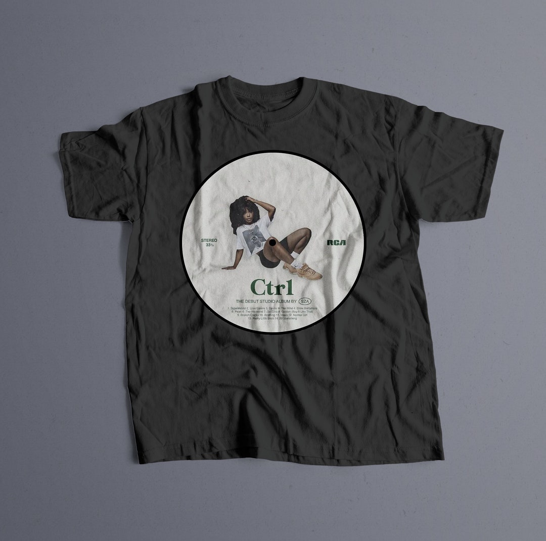 SZA- CTRL T-shirt, Sza Graphic Tee, Sza Merch, Rap Shirt, SOS, Sza ...