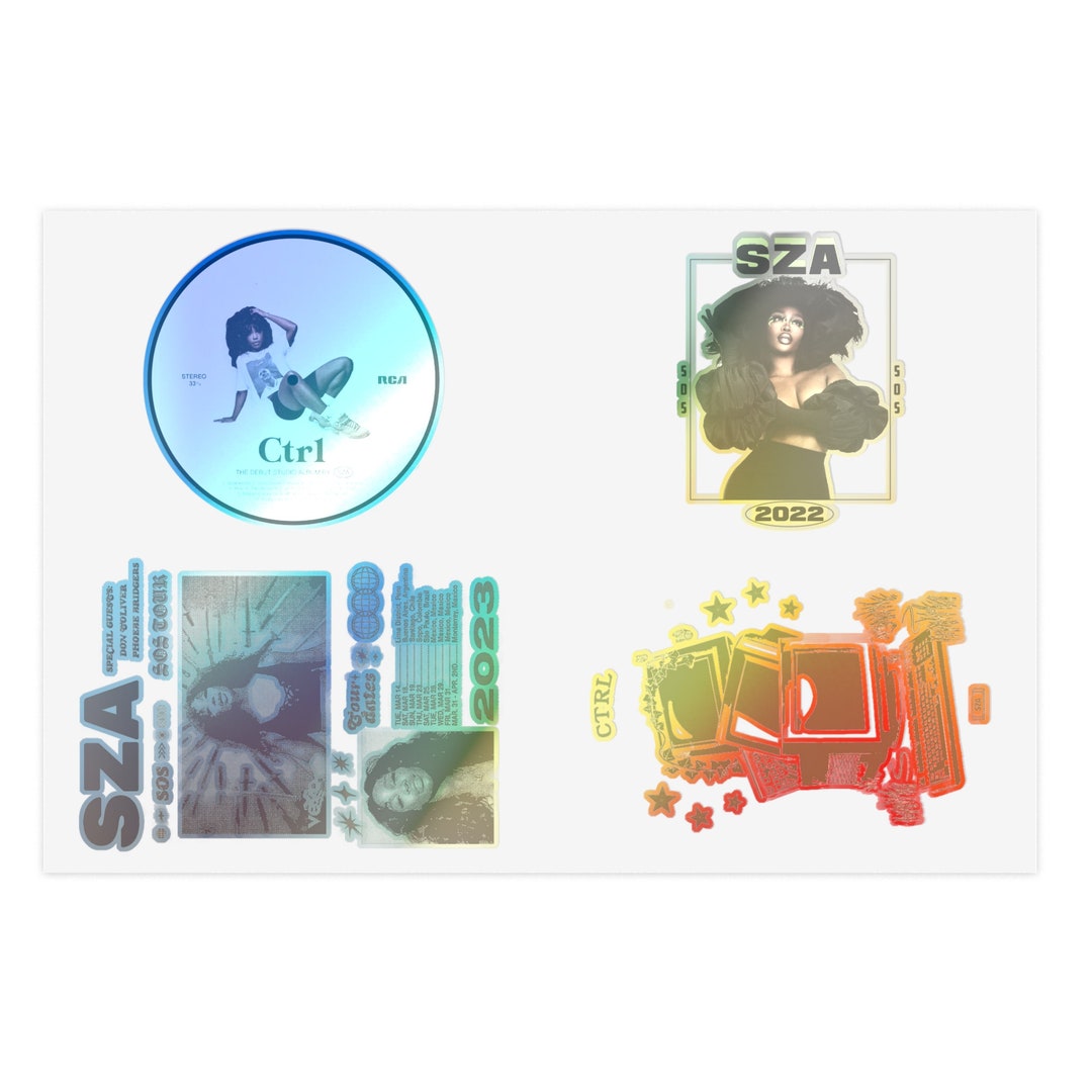 SZA Sticker Sheet 4 Sticker Pack Hip Hop - Etsy