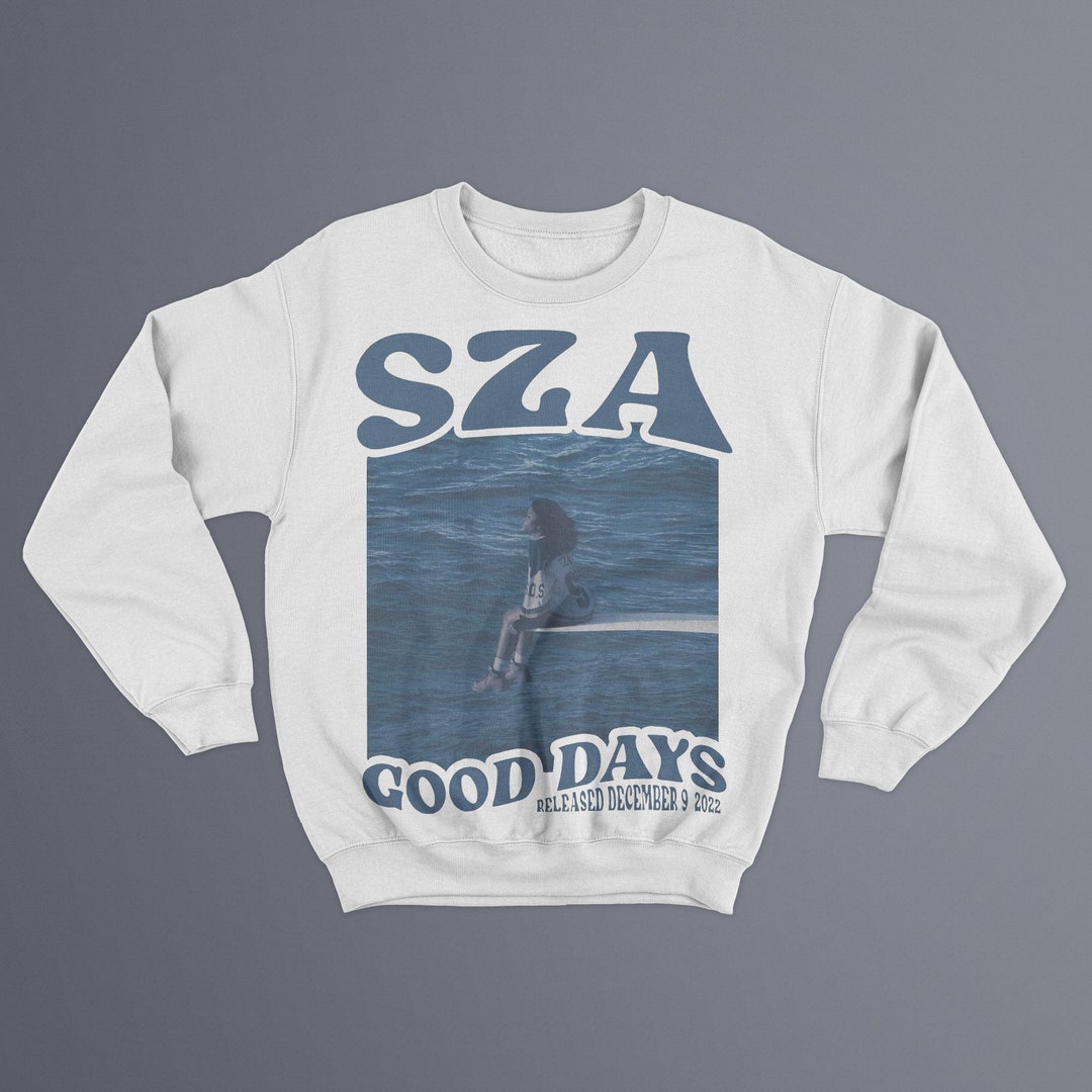 SZA- Good Days SOS Sweatshirt, Sza Graphic Hoodie, Sza Merch, Rap Shirt ...