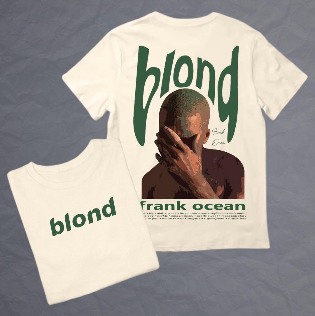 Frank Ocean Blond T Shirt, Frank Ocean Graphic Tee, Frank Ocean Merch ...