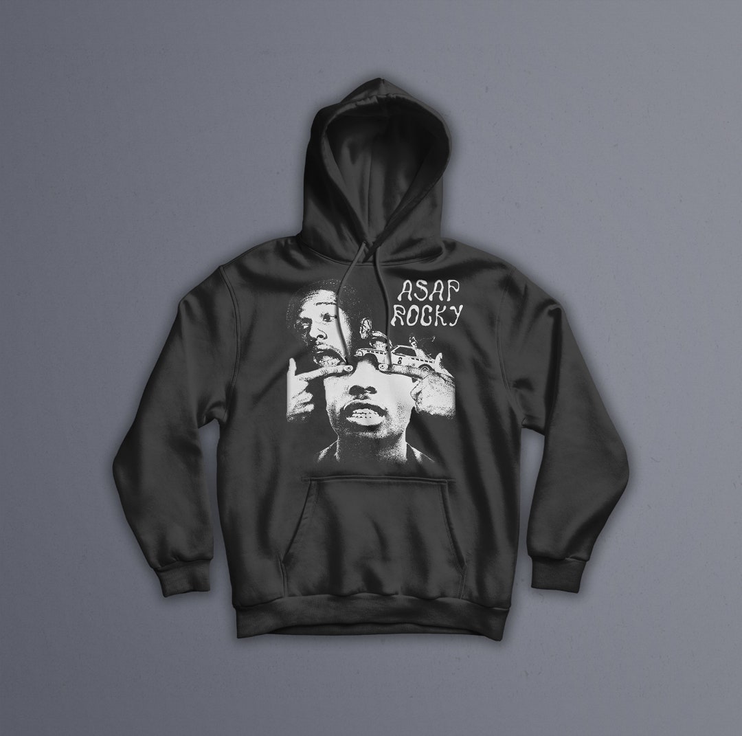 ASAP Rocky Hoodie, Asap Graphic Sweatshirt, Rocky Merch, Rap Shirt ...