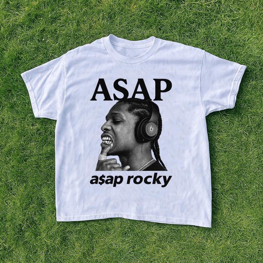 ASAP Rocky T-shirt, Asap Graphic Tee, Rocky Merch, Rap Shirt, Vintage ...