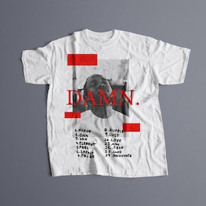 DAMN - Kendrick Lamar T Shirt, Kendrick Graphic Tee, K Dot Merch, Rap ...