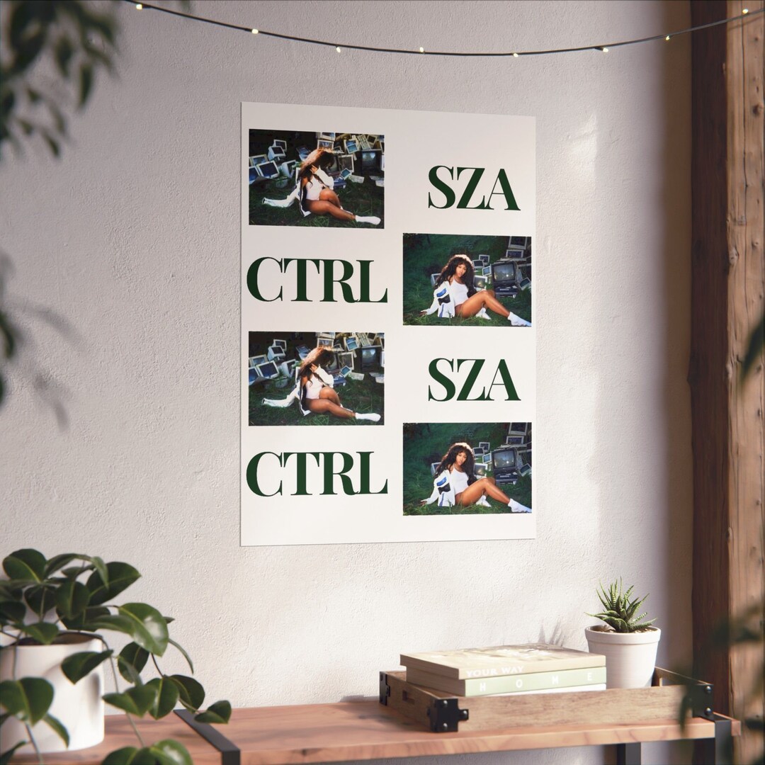 SZA- CTRL Poster, Sza Graphic Wall Art, Sza Merch, Rap Shirt, SOS, Sza ...