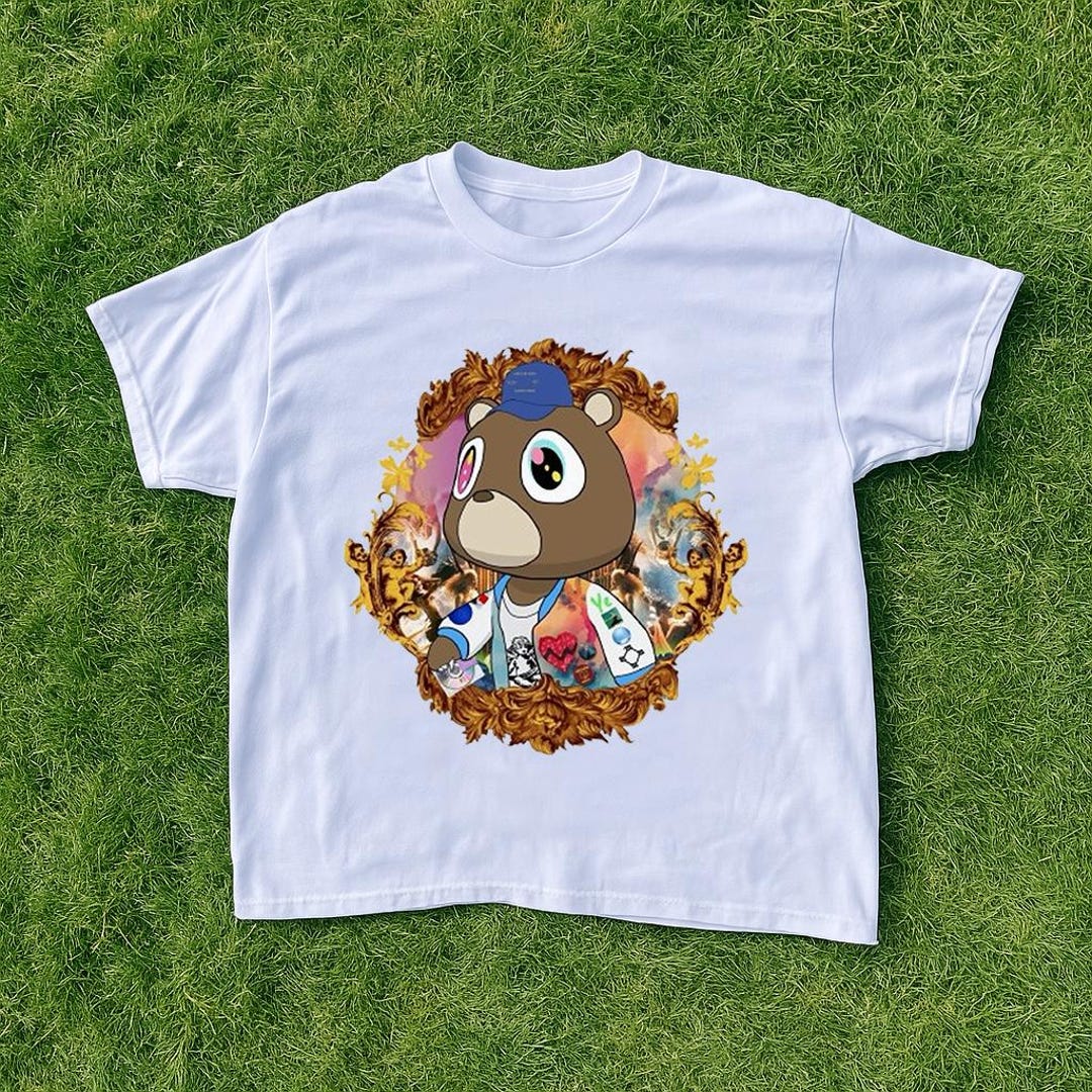 Kanye West Bear T-shirt, Kanye Graphic Tee, Ye Merch, Rap Shirt ...