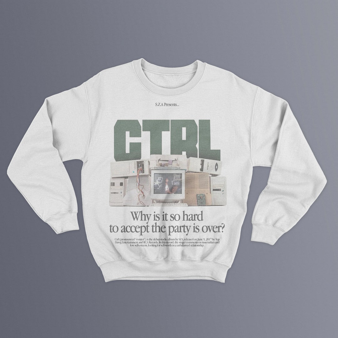 SZA CTRL Sweatshirt, Sza Graphic Hoodie, Sza Merch, Rap Shirt, SOS, Sza ...