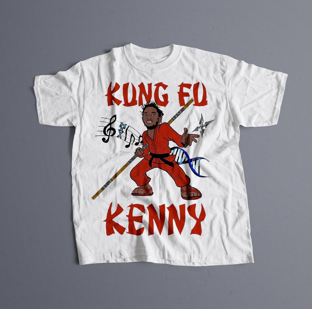 Kung Fu Kenny Kendrick Lamar Tshirt, Graphic Tee, K Dot Merch, Rap ...