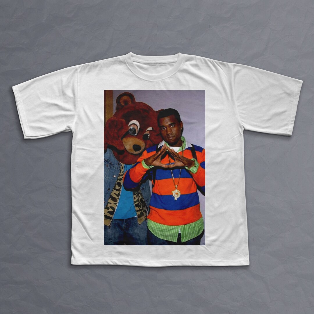 Kanye West Bear T-shirt, Kanye Graphic Tee, Ye Merch, Rap Shirt ...