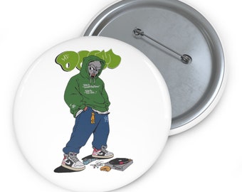 Mf Doom Pin Red Enamel Logo Madvillian Operation Doomsday Super Villain ...