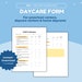 Daycare Staff Evaluation, Printable for Preschool, Daycare Centers ...