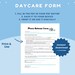 Daycare Photo Release Form , Preschool, and in Home Daycares ...