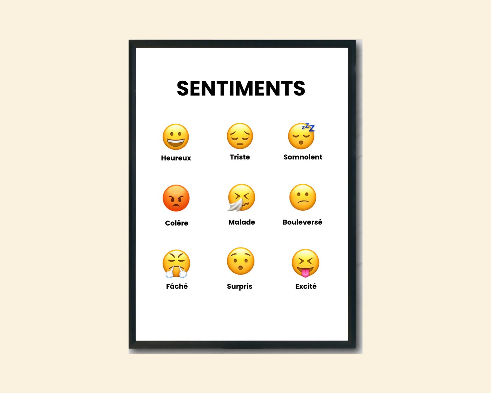 Set of 6 French Alphabet Posters | Educational Classroom Prints ...