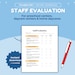 Daycare Staff Evaluation, Printable for Preschool, Daycare Centers ...